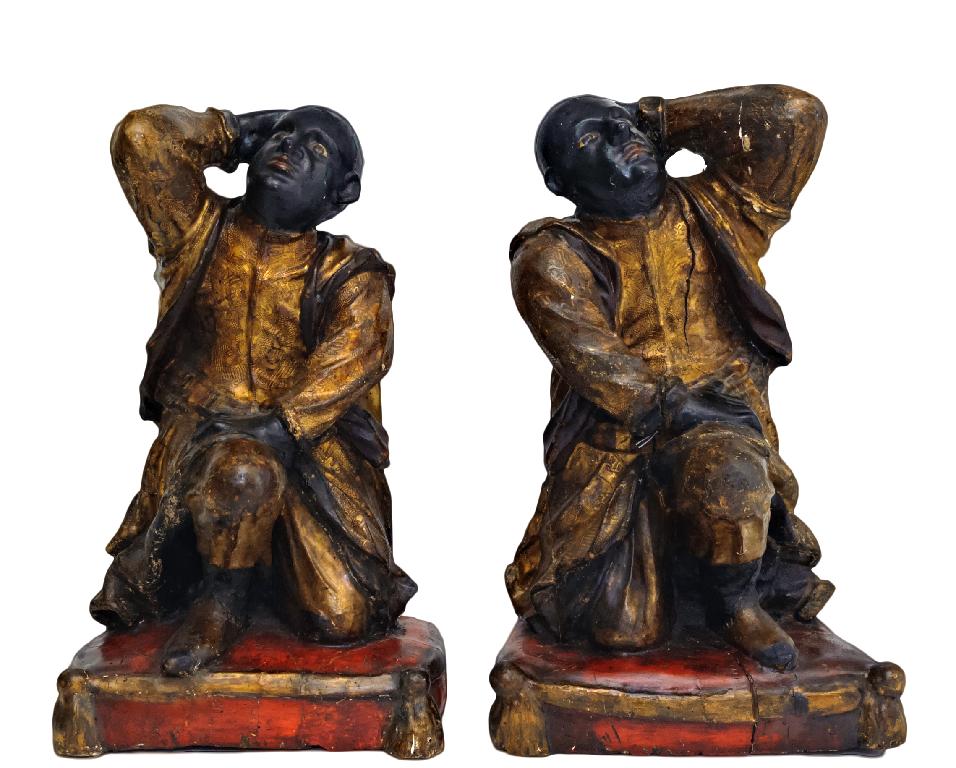 A pair of Italian figures - Maison Felice